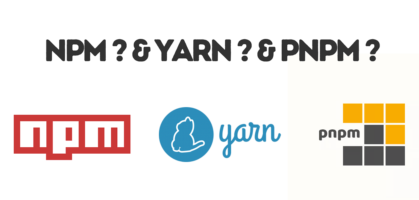 Logotipo Pnpm Cdr Yarn, Npm, Or Pnpm?. JavaScript Applications Are