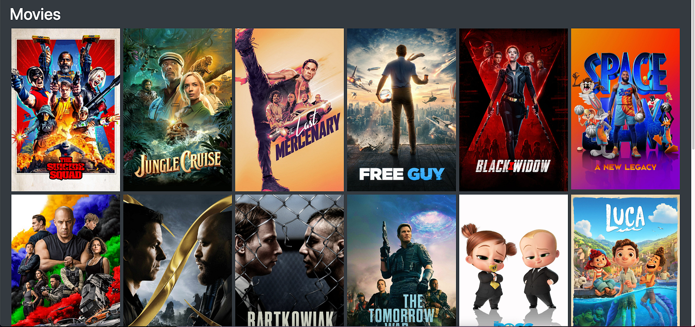 Tmdb Api Design A Movie Website With Real Data | ProtoPie