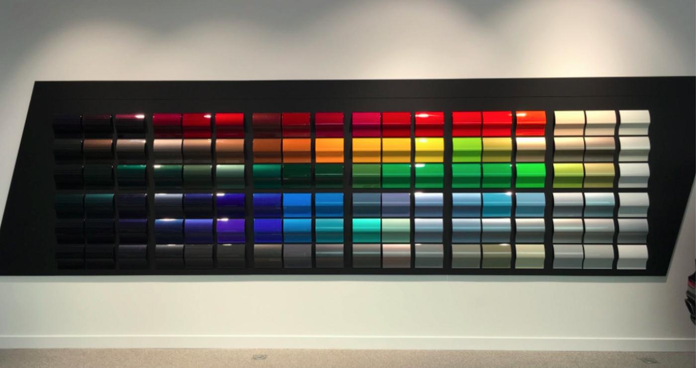 Porsche Color Chart Porsche Paint Chart Color Reference