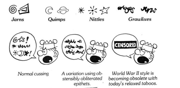 Cartoon Curse Word Symbols