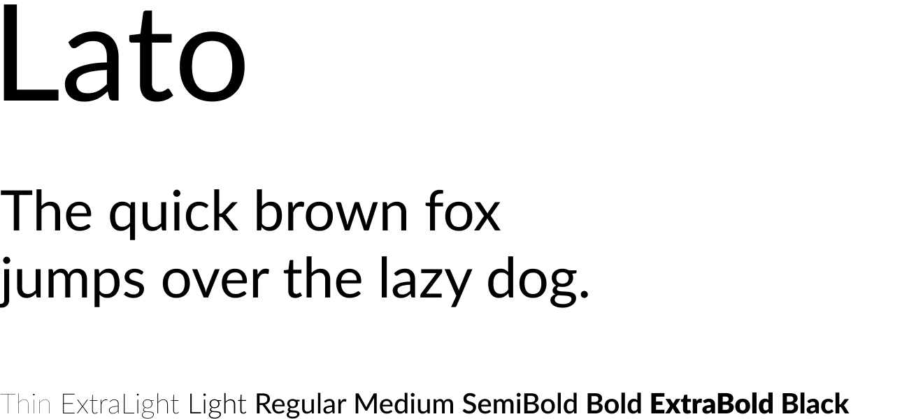 Google Lato Font