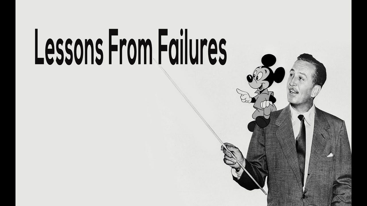 Walt Disney Mistakes Quote