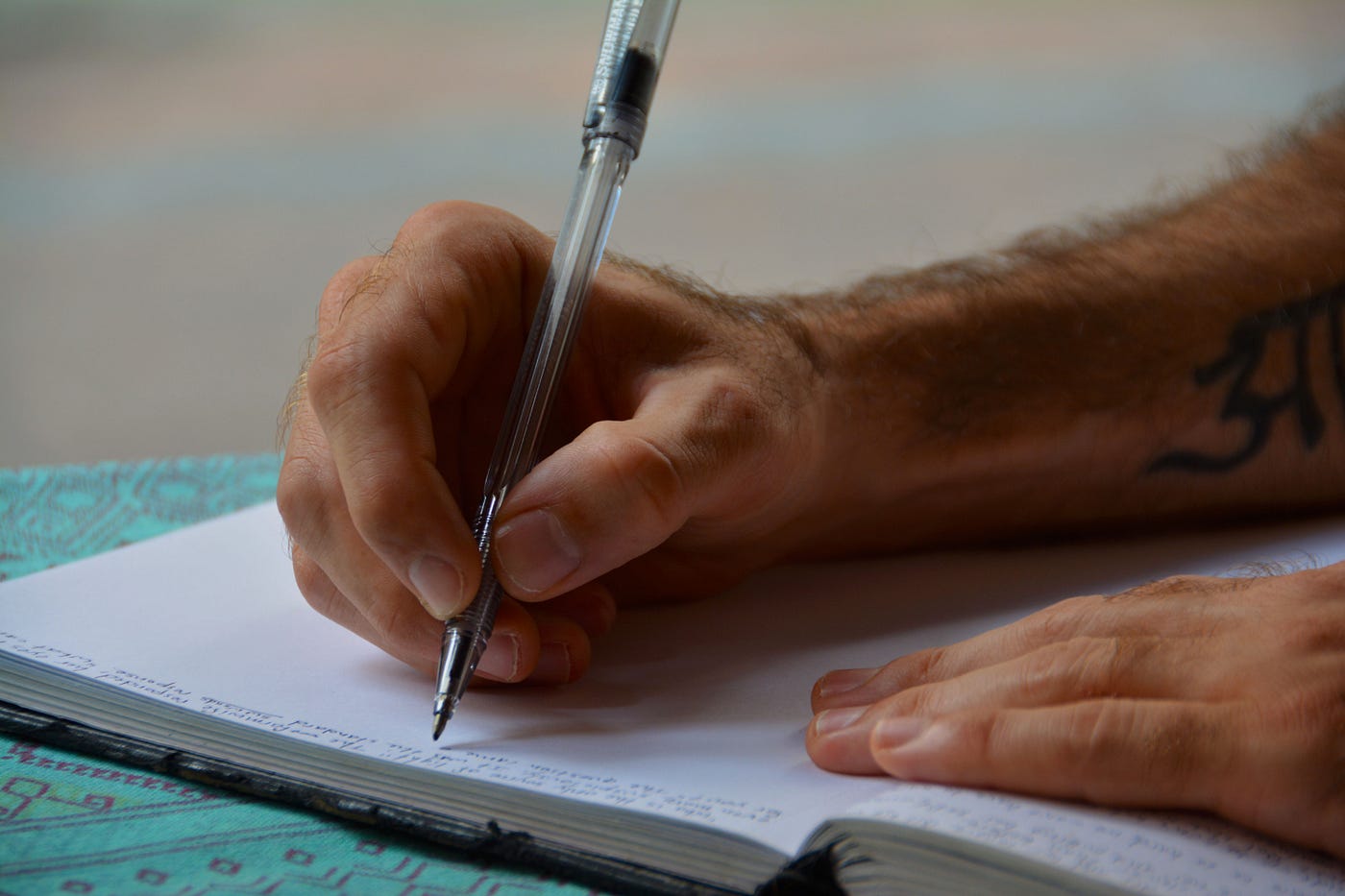 Someone Writing A Letter