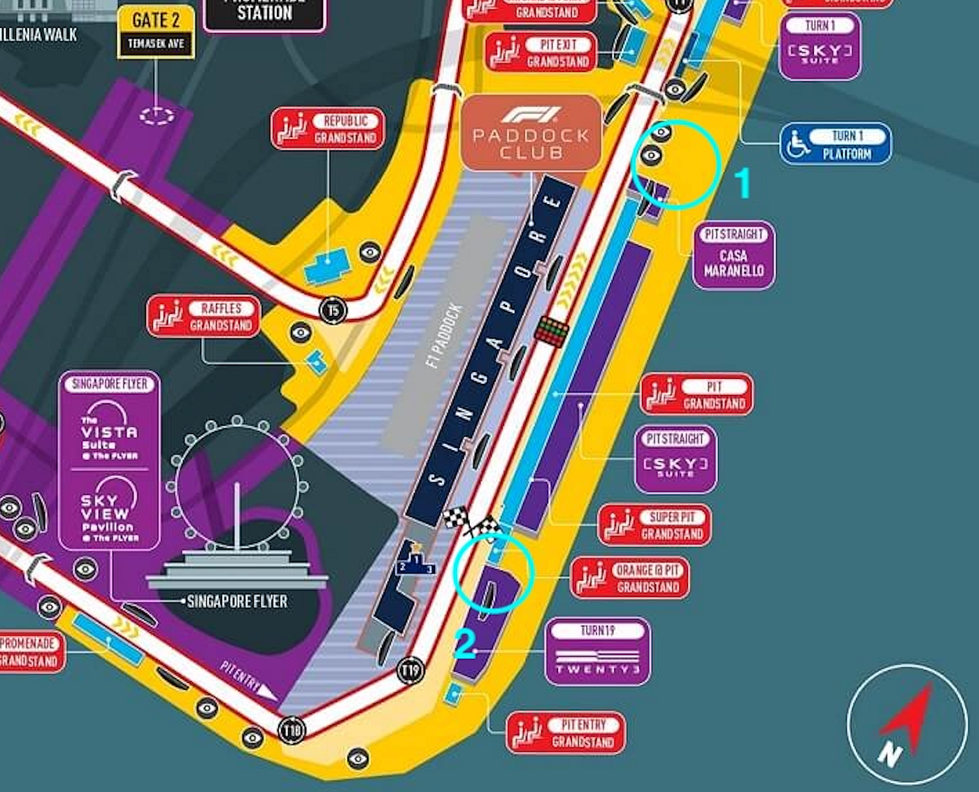Singapore F1 Track Walk