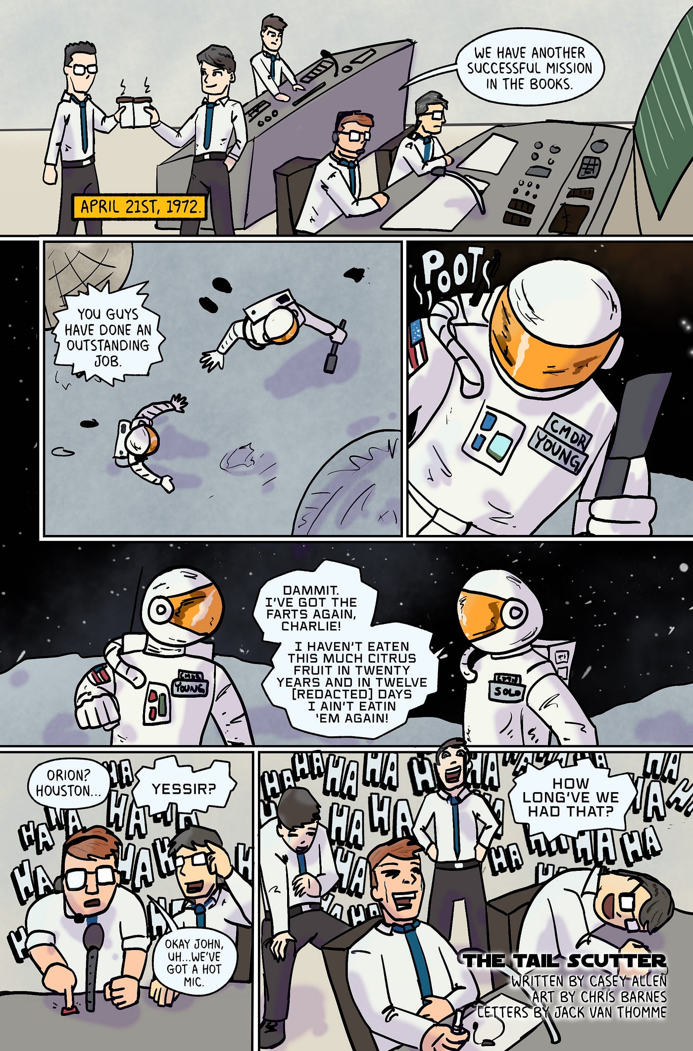 Astronaut Funny Comics