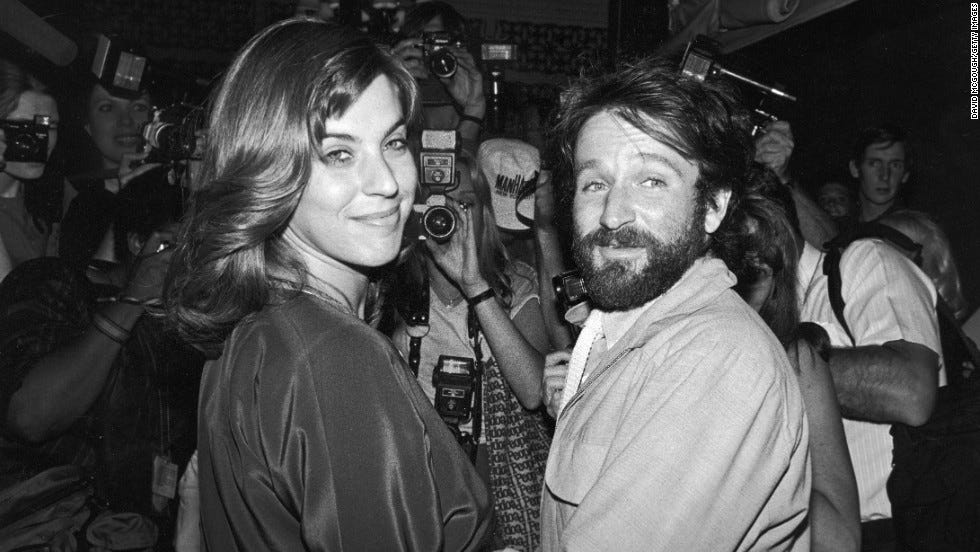 Robin Williams And Valerie Velardi