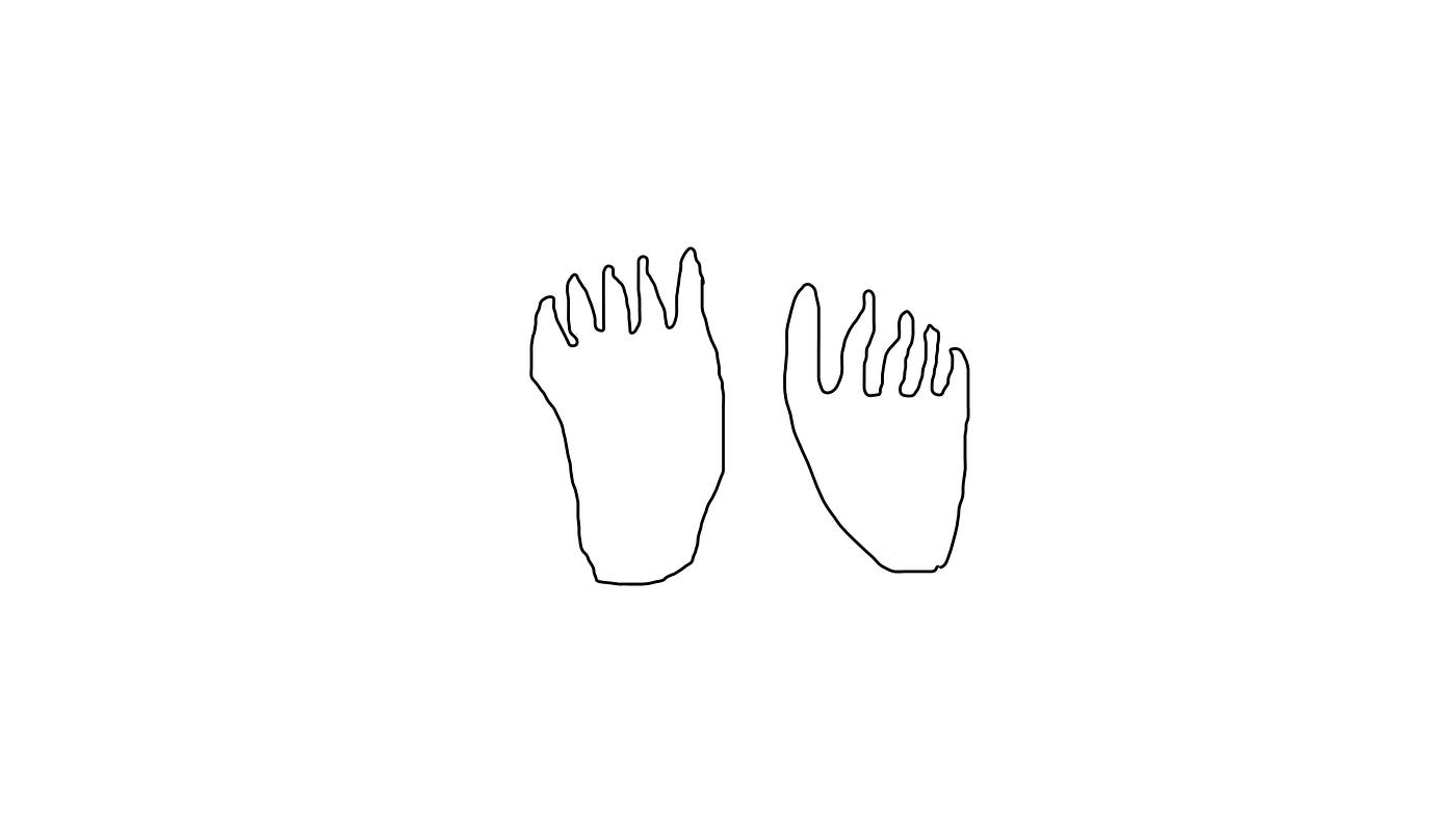 Easy Foot Drawing