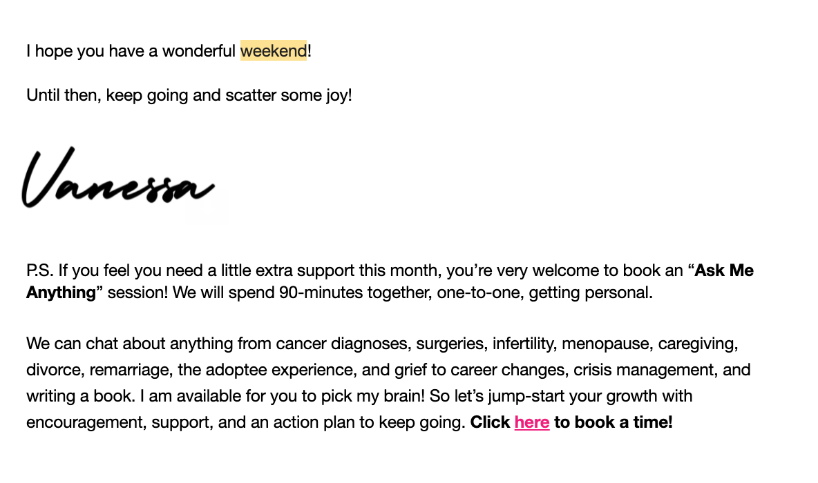 Postscript Email Postscript Email