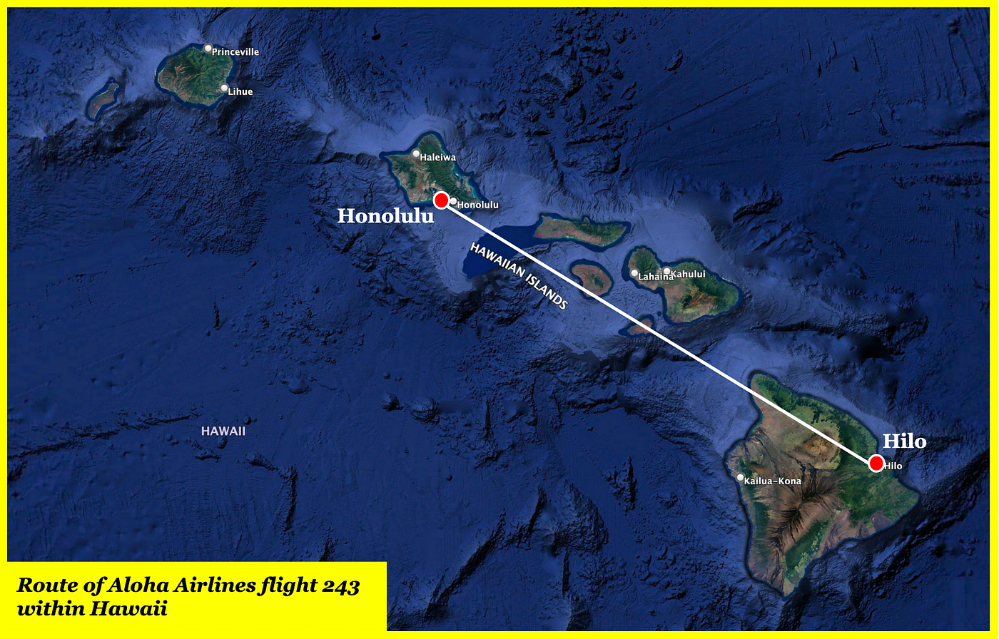 Aloha Airlines Flight 243 Ntsb Report From The Cab: Aviation Stories