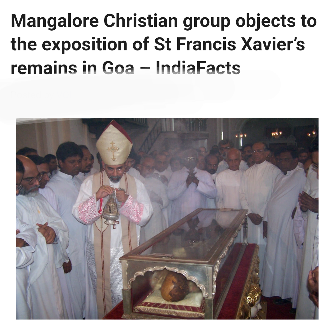 St Francis Xavier Body Story