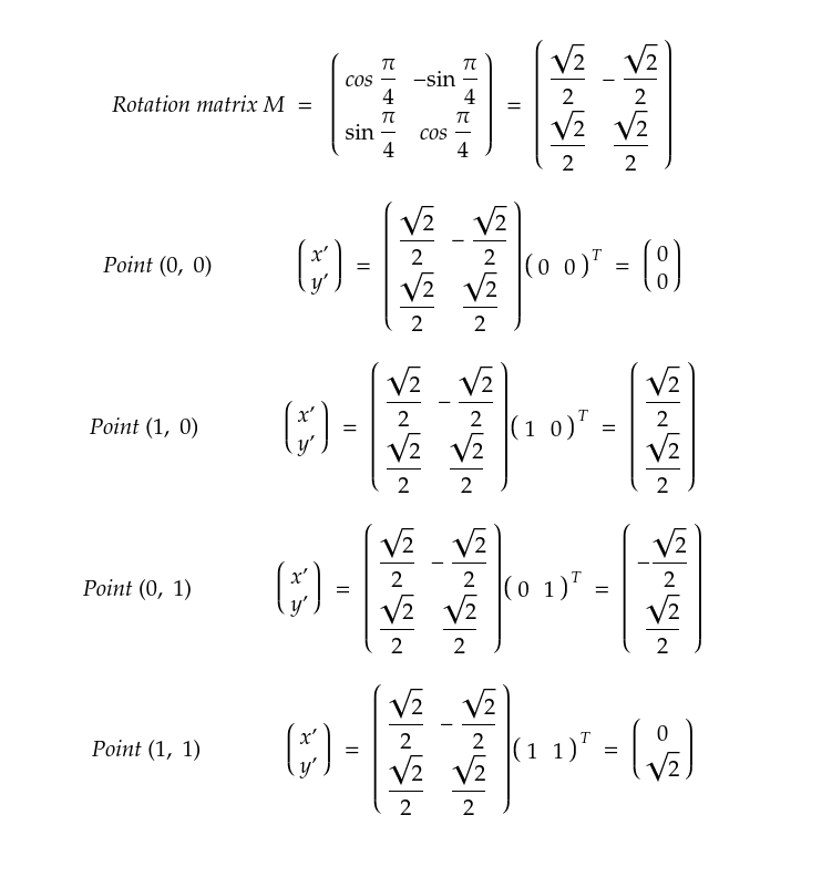 Transformation Matrix Matrix Transformation An Overview