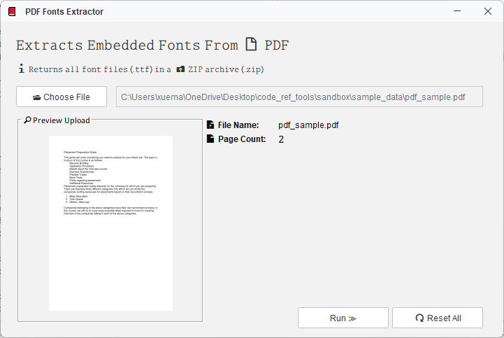 Extract Font From Pdf