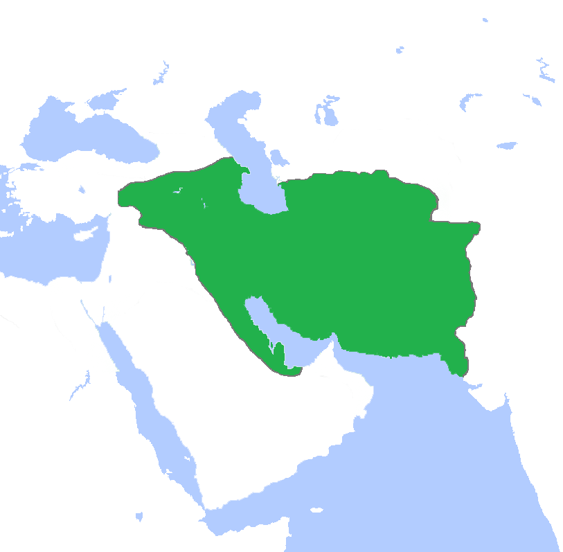 Persian Empire Map Blank