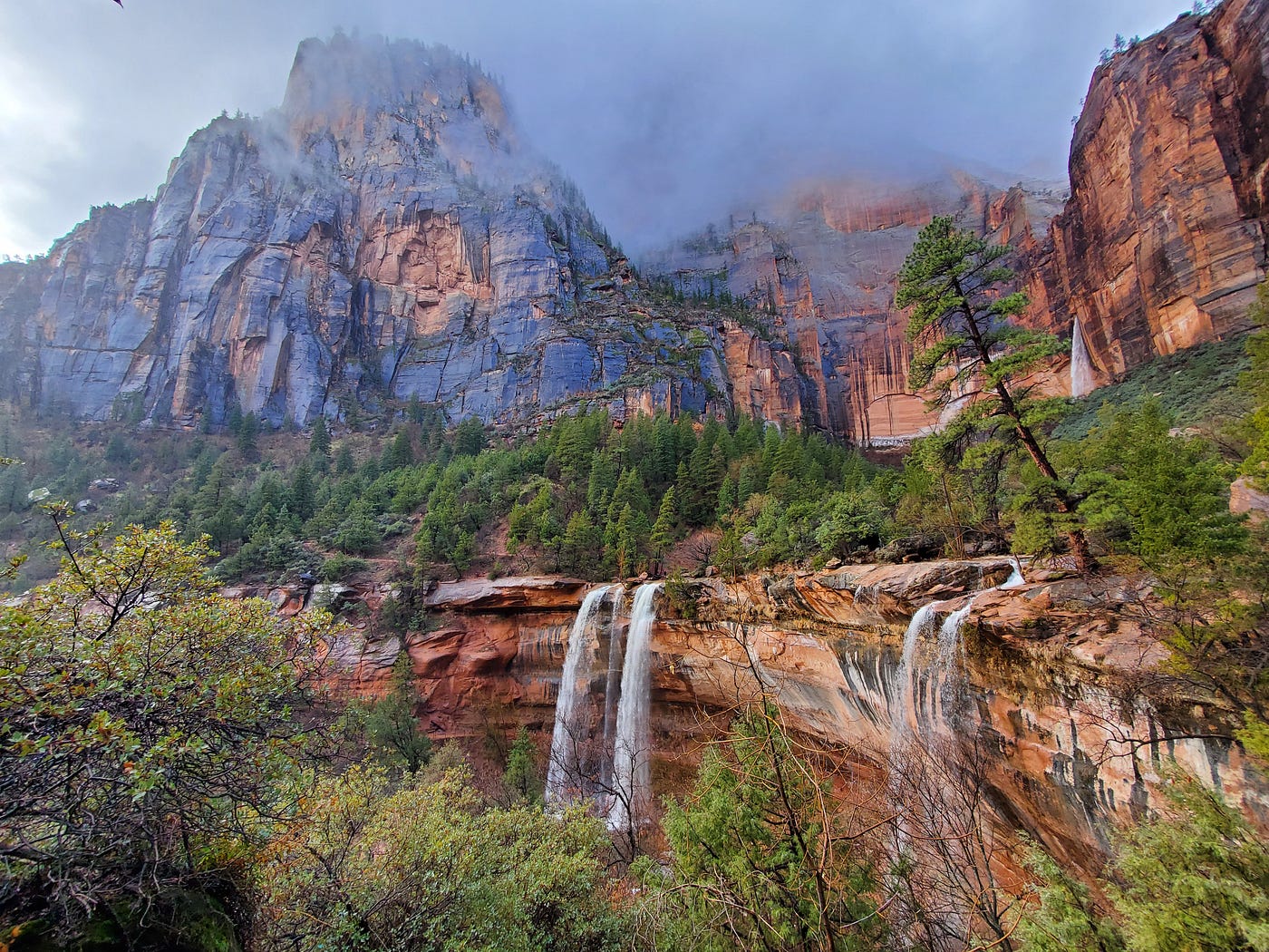 Waterfall Zion National Park