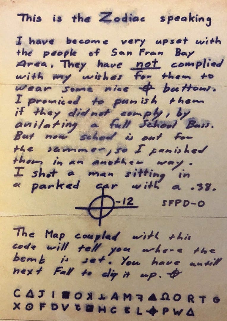 Zodiac killer essay 60 photos - Youhoroscope.com
