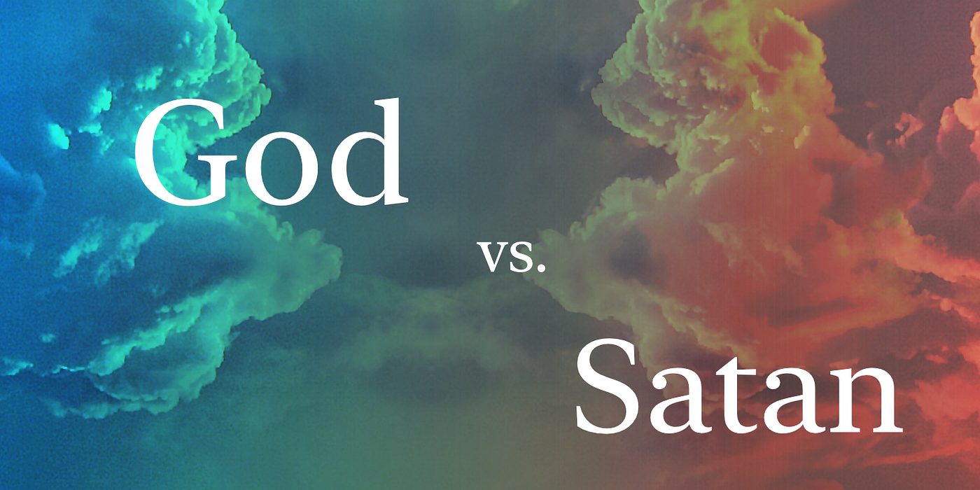 God Vs Satan Images