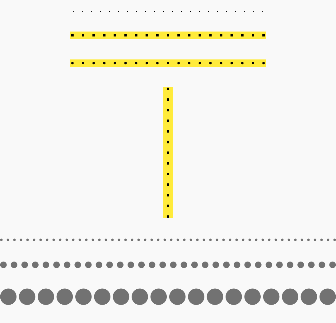 Vertical Dotted Line