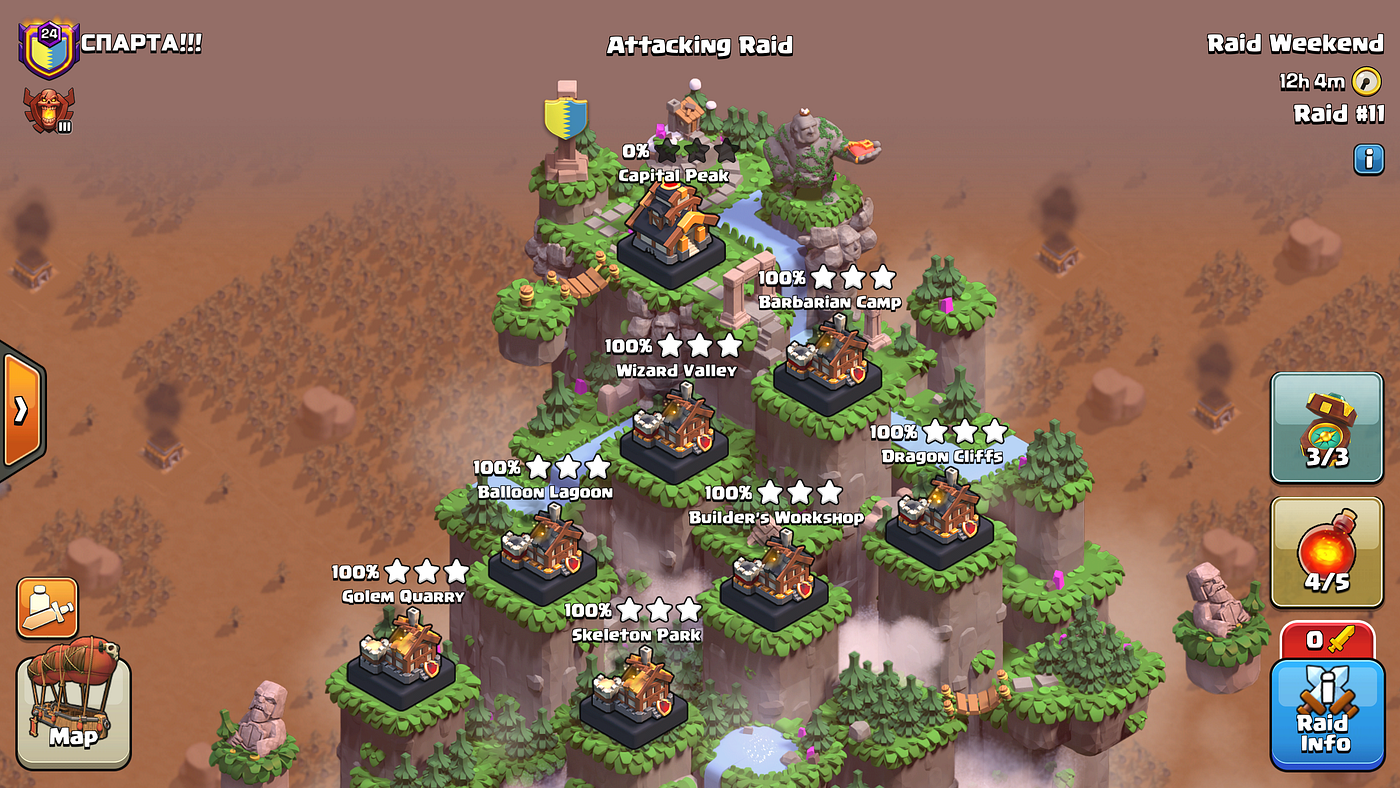 Clash Of Clans Balloon Lagoon Layout