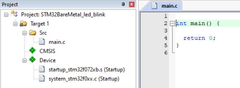 C How To Do Baremetal Led Blink On Stm32f103c8t6