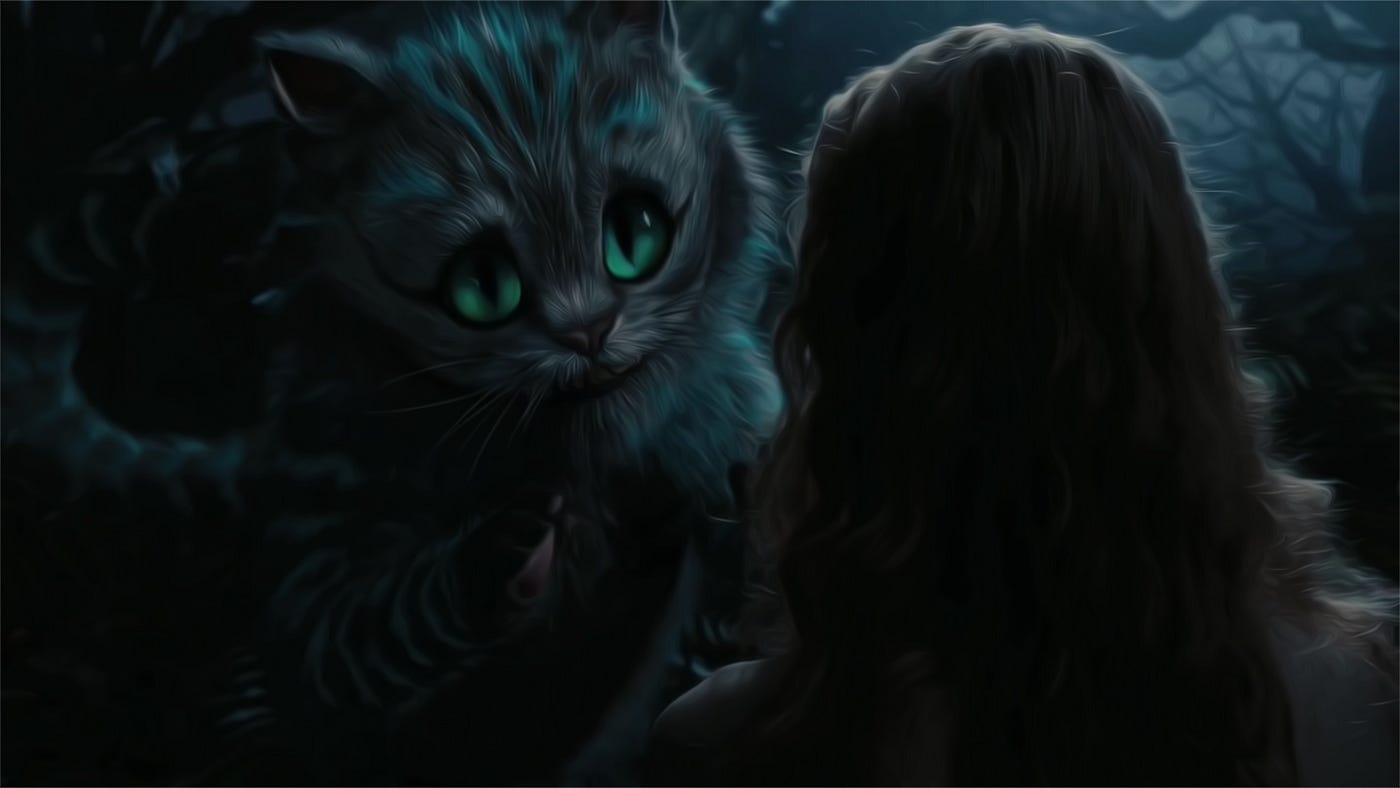 Invisible Cat Alice In Wonderland
