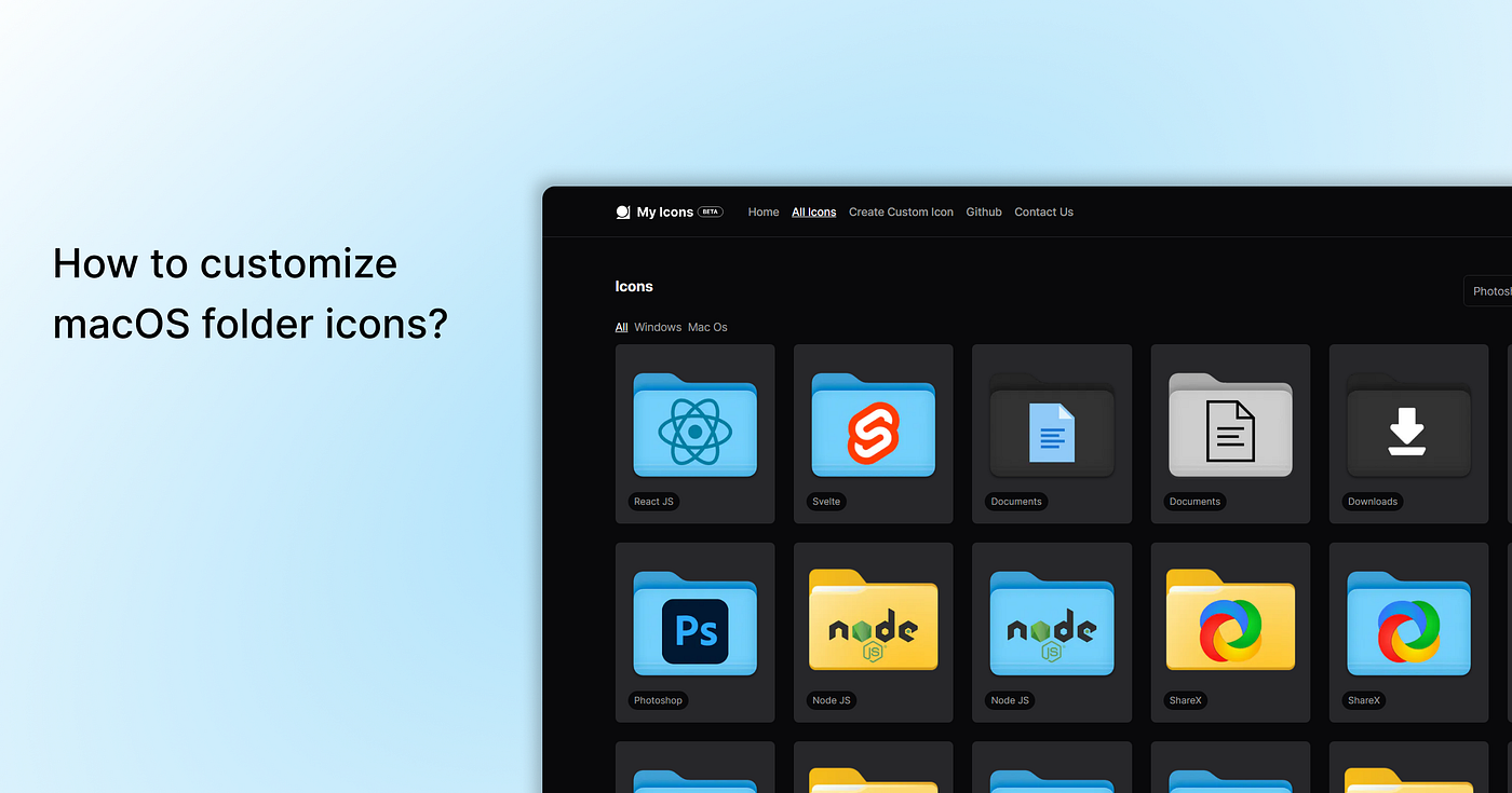 Mac Custom Folder Icons
