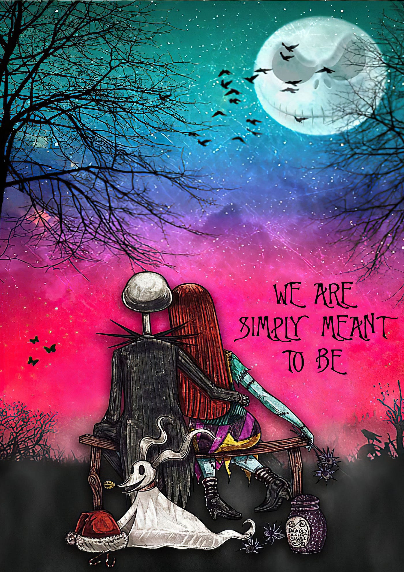 Jack Skellington And Sally Quote New Nightmare Before Christmas