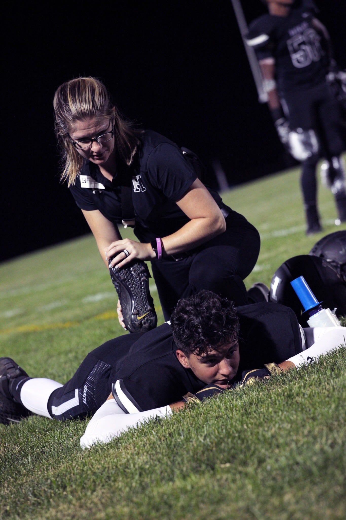 Athletic Trainer At Work