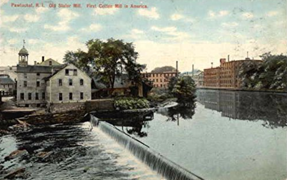 Samuel Slater Water Powered Textile Mill