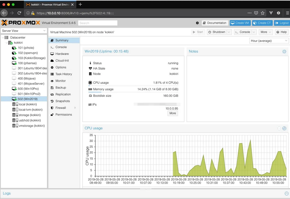 Proxmox Best Practices Vm Windows 10 Tuto Snatch Crash VyOS