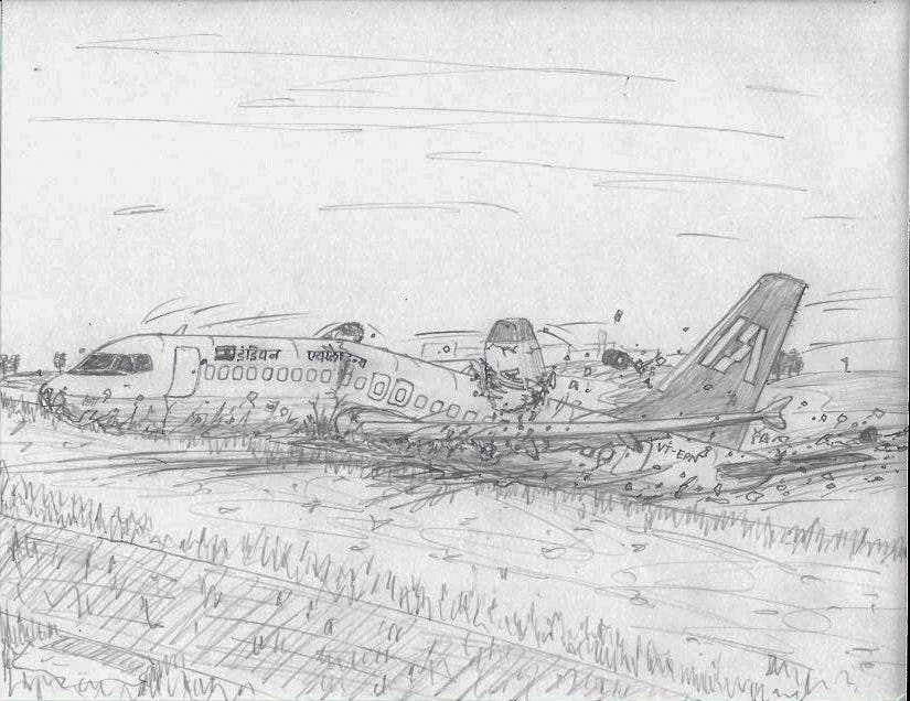 Sketch Plane Crash
