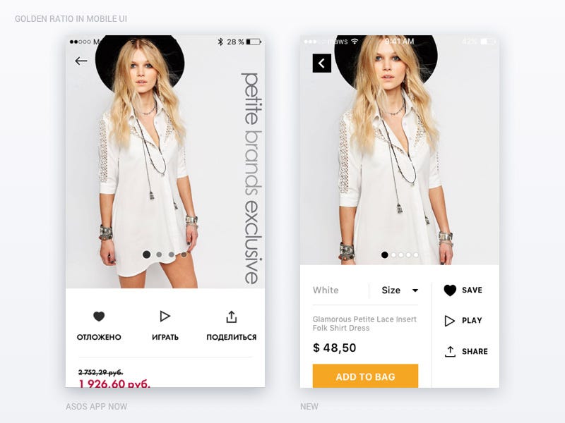 Ui Design How Golden Ratio Works In User Interfaces
