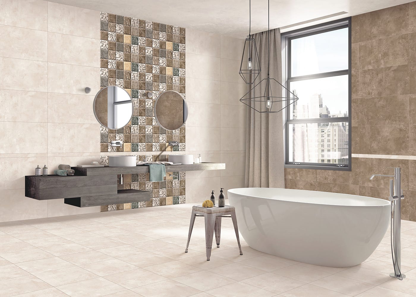 Kajaria Tiles Design For Bathroom