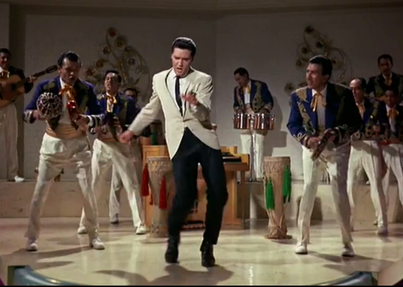 Elvis Presley Dancing On Stage