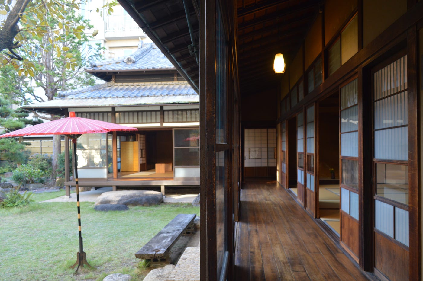 Traditional Japanese House Porch