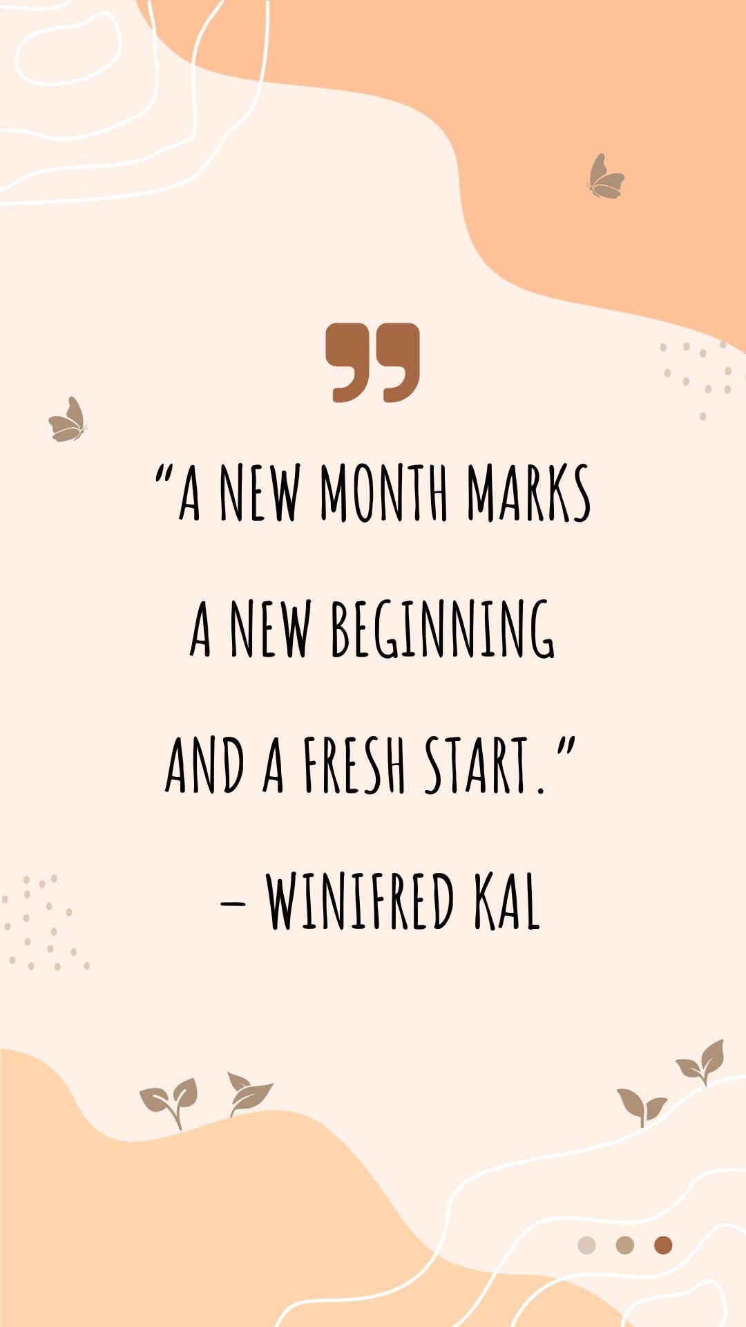 Start New Month Quotes
