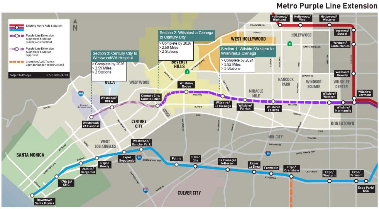 Downtown Los Angeles Metro Map Book The Westin Bonaventure Hotel And