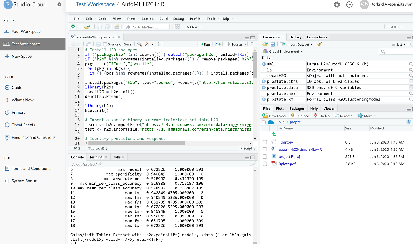 Rstudio Online