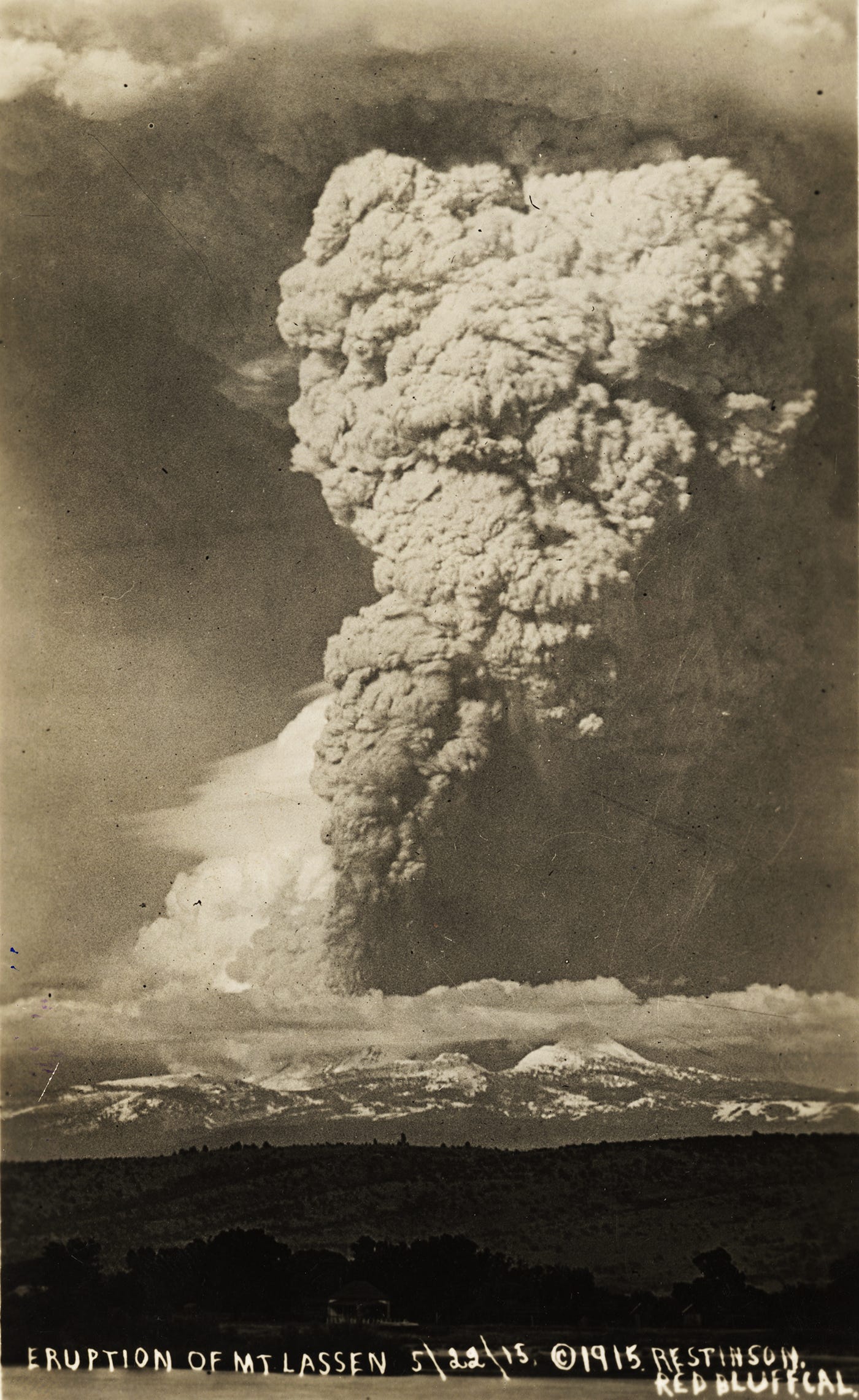 Mount Lassen Volcano Eruption