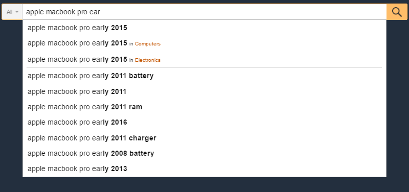 Search Box Design Examples