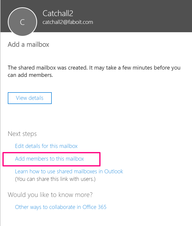 Configuring Catch All Mailbox In Office 365 Part 12