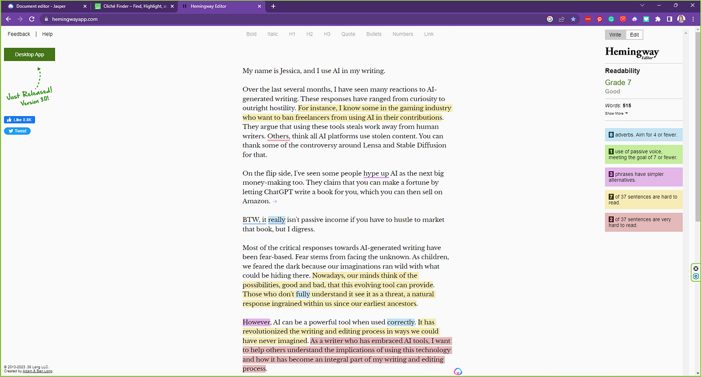 Digression In A Sentence