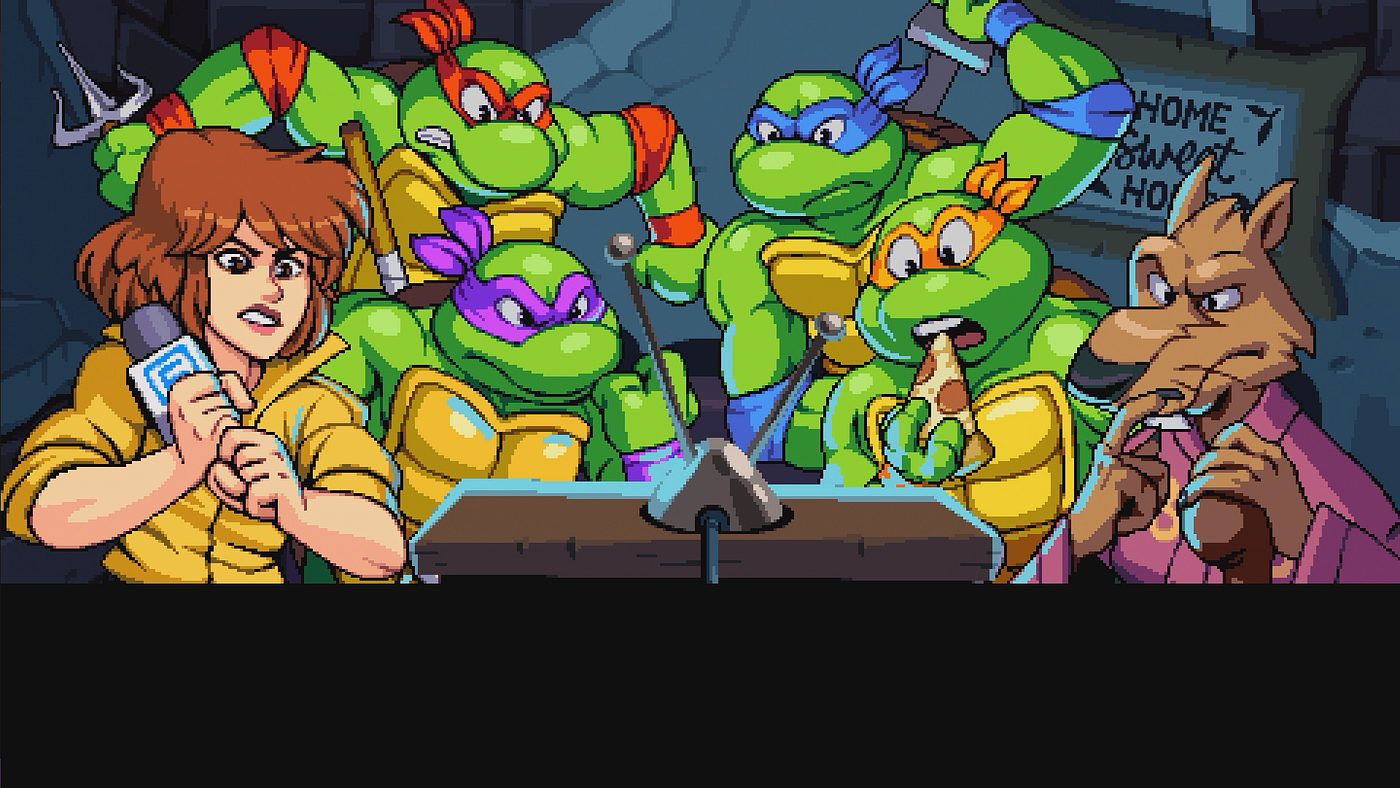Ninja Turtles Arcade Game Characters