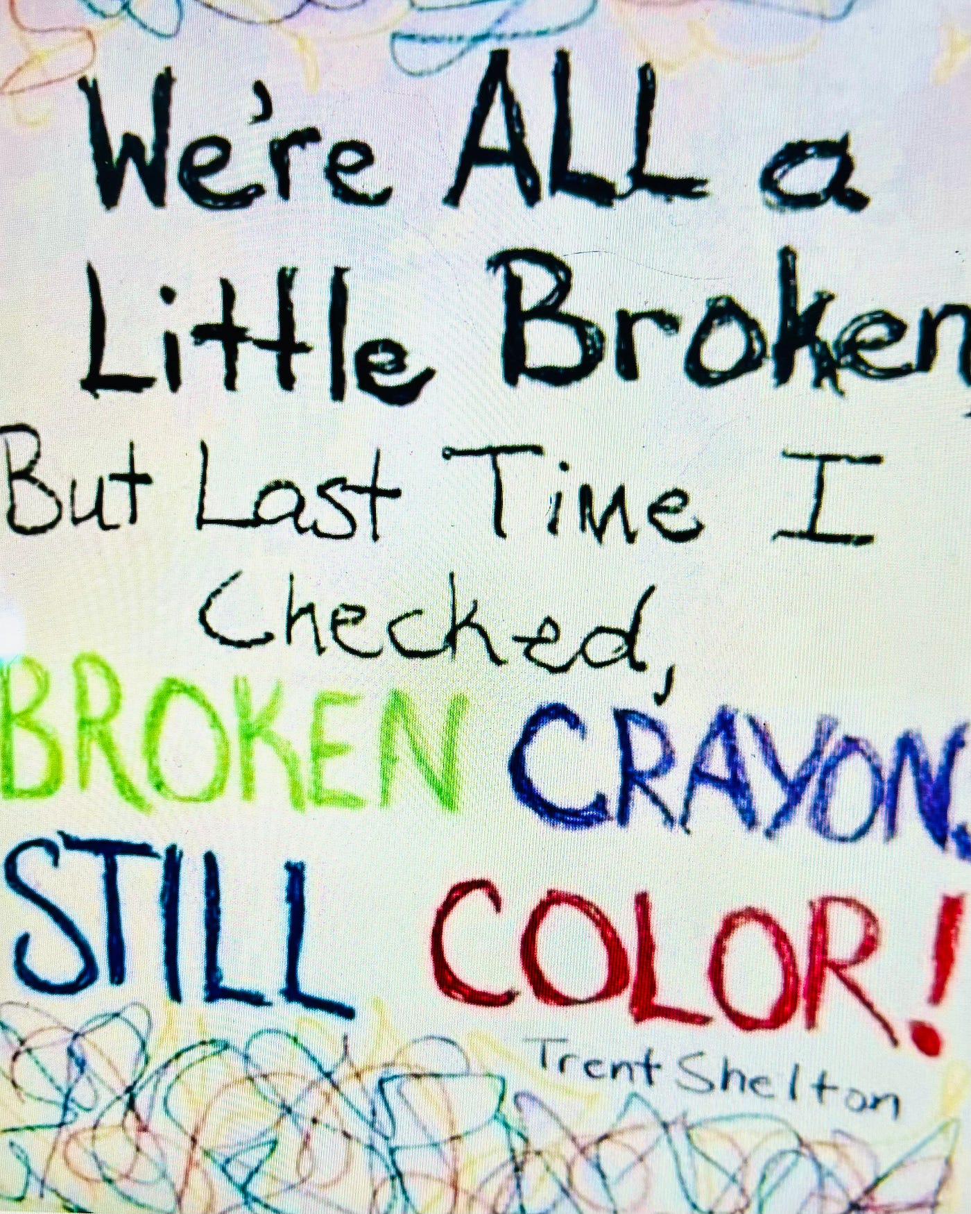 Broken Yellow Crayon