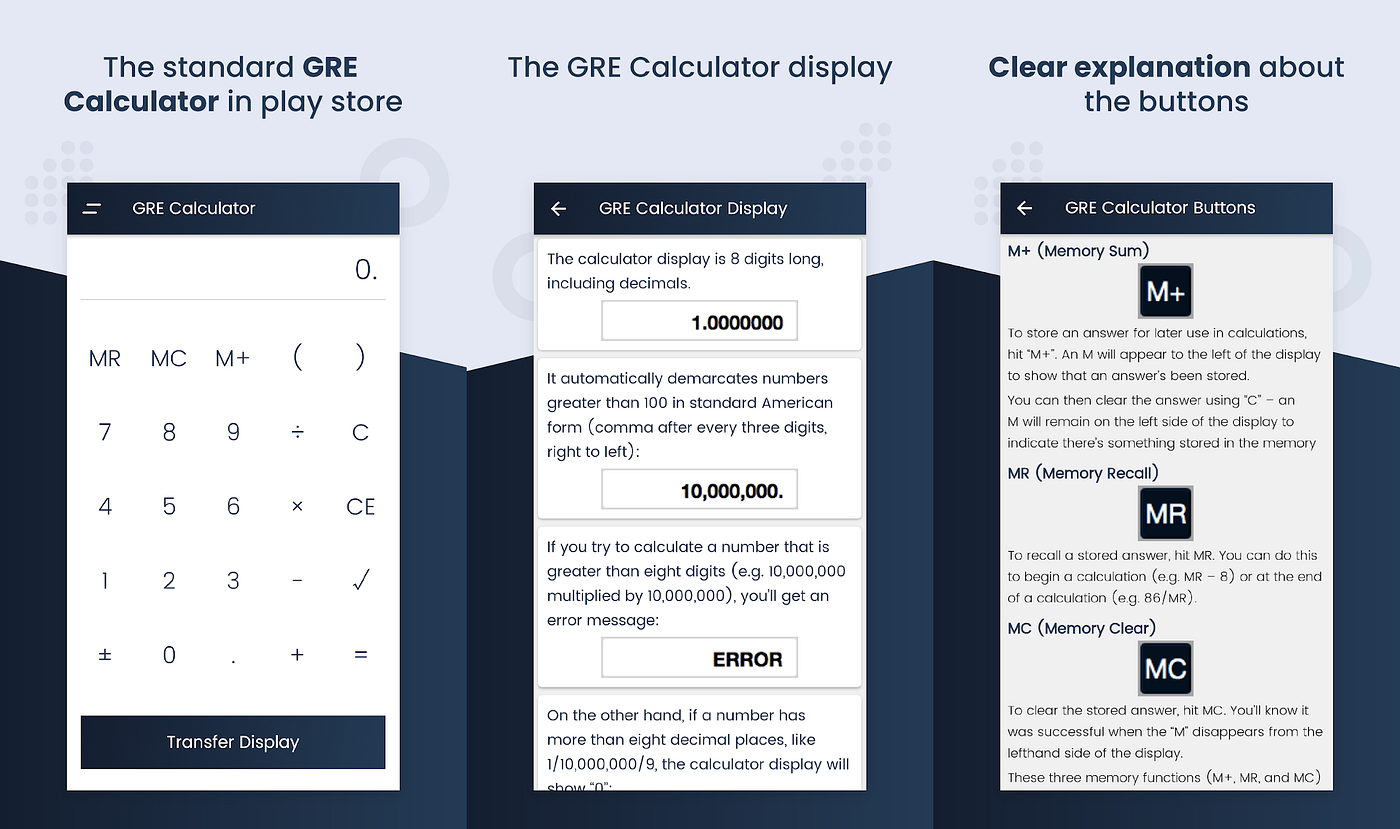 Gre Calculator On Screen