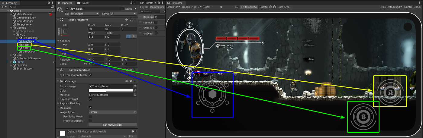 Unity 3d Touch Gui Widgets