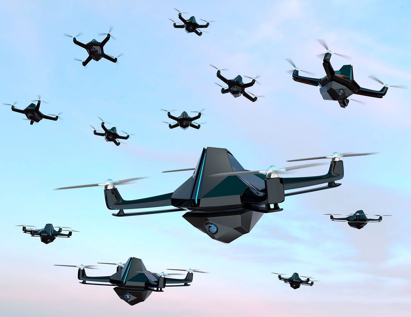 Flying Military Robots
