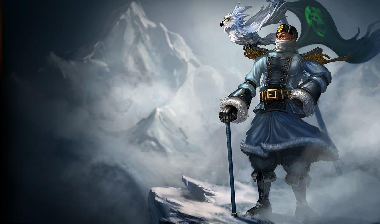 Swain League Of Legends Modell Swain/Development | League Of Legends