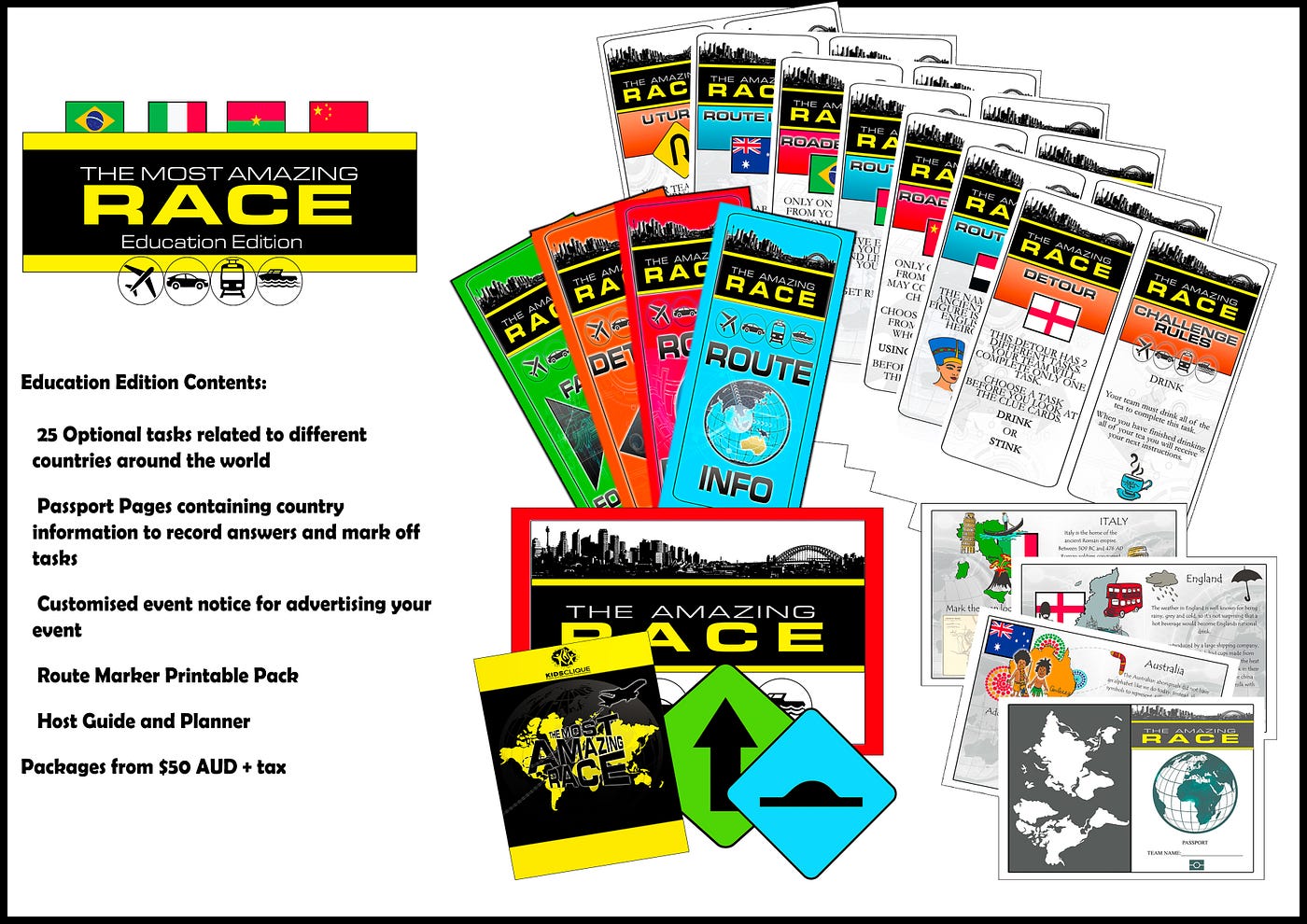 Amazing Race Challenge Examples 'The Amazing Race' For Kids, Family
