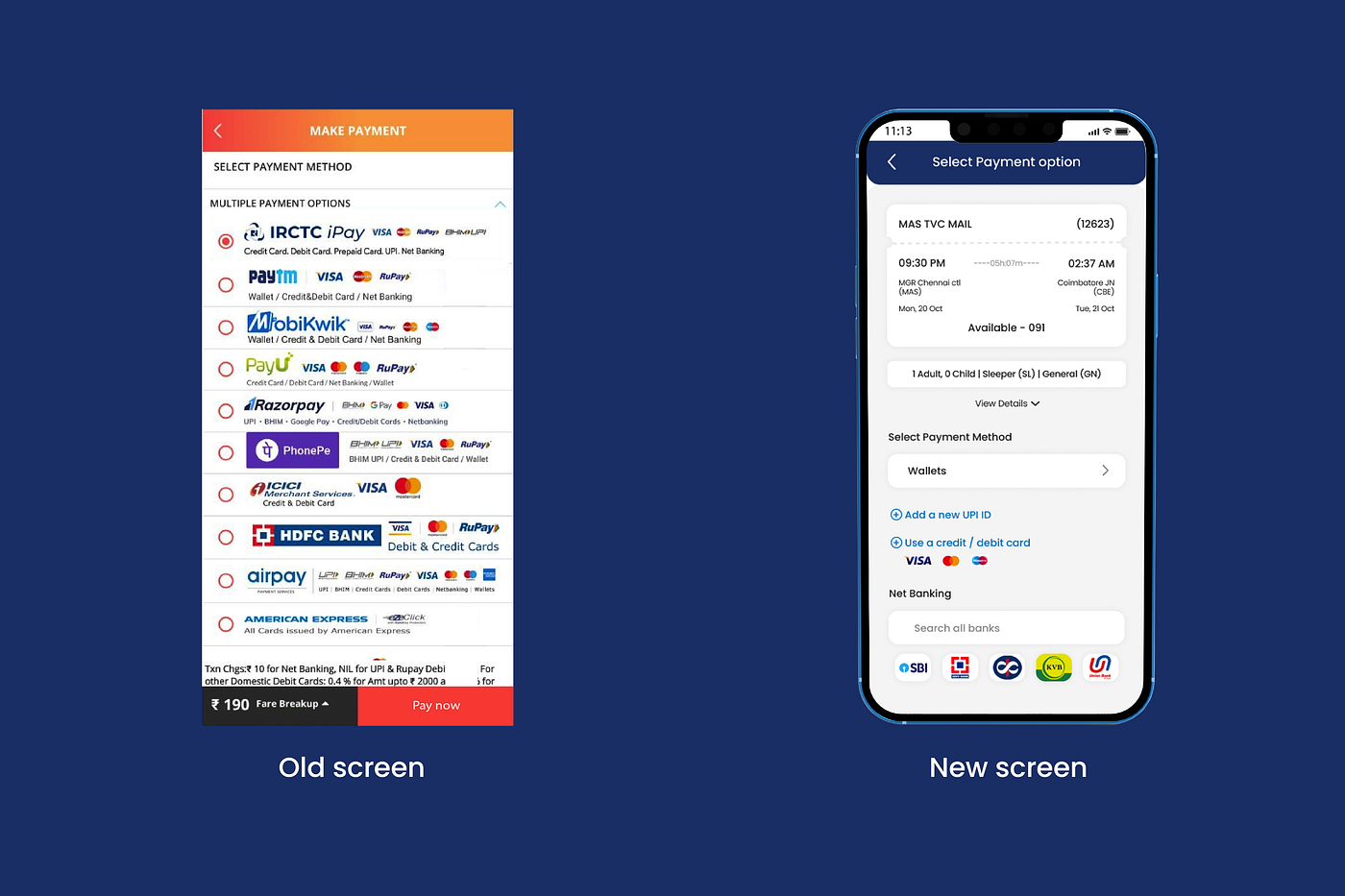 IRCTC Redesign UI UX Case Study By Dinesh Chellamuthu, 52% OFF