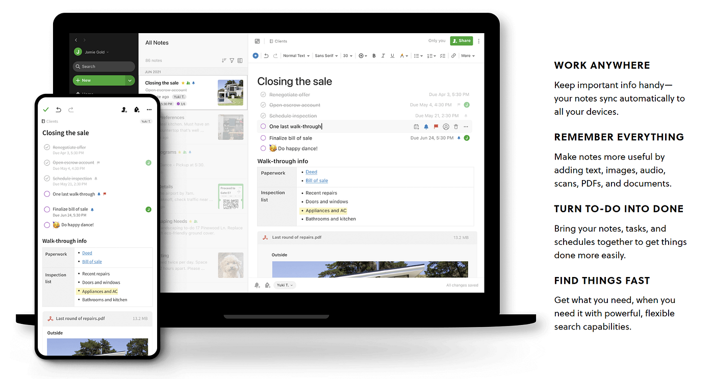 Evernote Screenshot Ipad